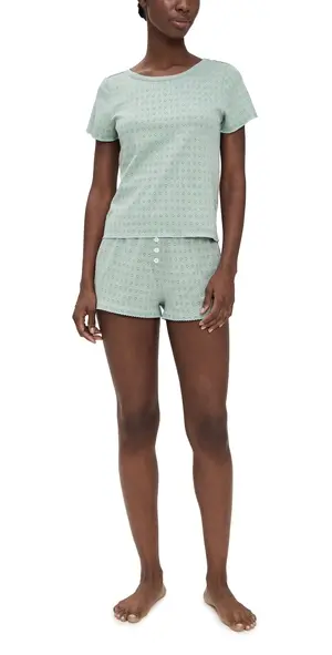 Morgan Lane Suzie Pajama Set - Iceberg