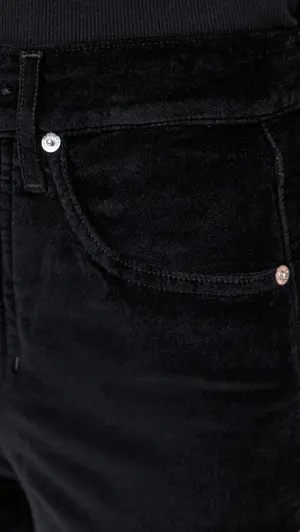 Veronica Beard Beverly Velvet Skinny Flare Jeans