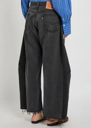 B Sides Lasso Relaxed Barrel-leg Jeans