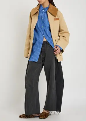 B Sides Lasso Relaxed Barrel-leg Jeans