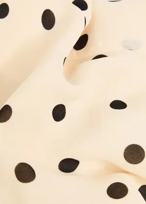 REFORMATION Remi Polka-dot Georgette Mini Dress