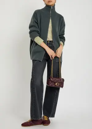 B Sides Slim Lasso Structured Barrel-leg Jeans
