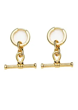 MISSOMA T-bar Drop Earrings - Gold