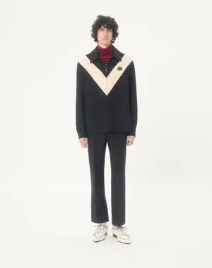 Valentino Garavani Wool Trousers With Turn-ups