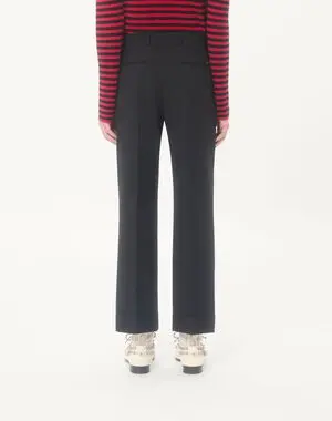 Valentino Garavani Wool Trousers With Turn-ups