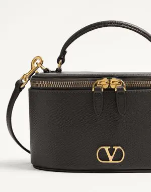 Valentino Garavani Vlogo Signature Mini Vanity Bag - Black