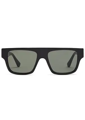 Gucci Flattop Square-frame Sunglasses