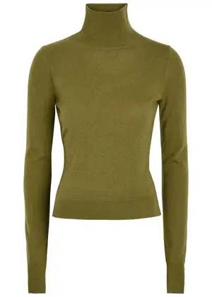 REFORMATION Jett Cashmere Top - Green