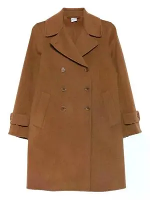 Aspesi Double-breasted Coat - Brown