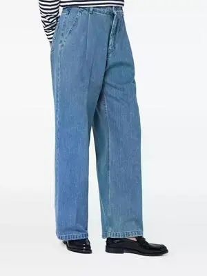 Maison Kitsuné Fox Patch Cotton Jeans