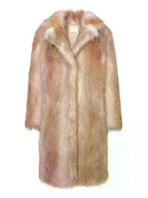 UNREAL FUR Pioneer Faux Fur Coat - Brown