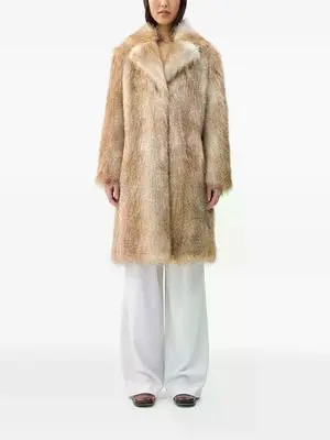 UNREAL FUR Pioneer Faux Fur Coat - Brown