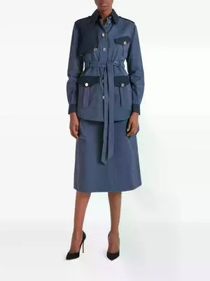 TEMPERLEY LONDON Victory Buttoned Belted Jacket