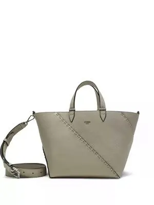 Fendi Logo-print Tote Bag - Neutrals