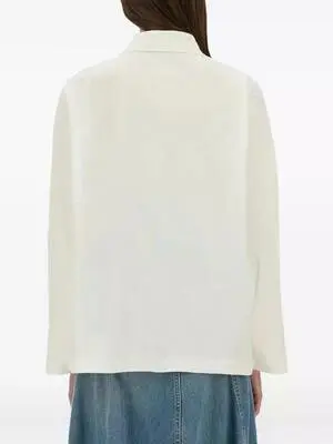 Baum Und Pferdgarten Jeanne Long-sleeve Polo Shirt - Neutrals