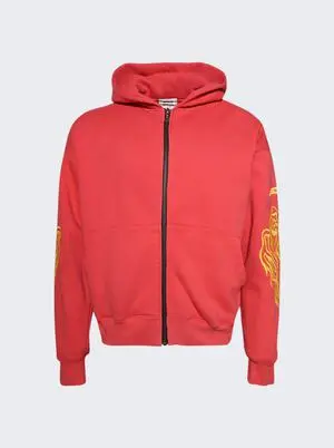 WARREN LOTAS Serenity Reaper Thermal-lined Zip-up - Red