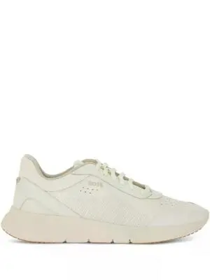 BOSS Perforated Leather Sneakers
