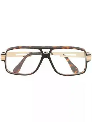 Cazal Square-frame Glasses - Brown
