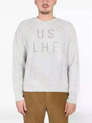 Engineered Garments Crew-neck Cotton-blend Sweatshirt