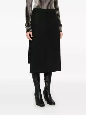 Balenciaga Layered Midi Skirt
