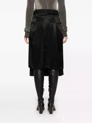 Balenciaga Layered Midi Skirt