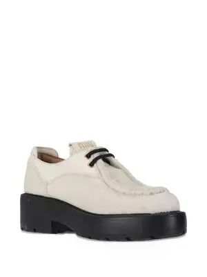 Miu Miu 55mm Platform Leather Shoes