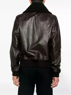 Our Legacy Fur Collar Bomber Jacket - Brown