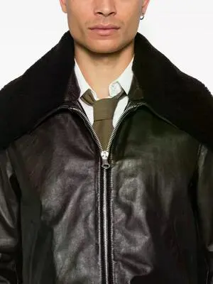 Our Legacy Fur Collar Bomber Jacket - Brown
