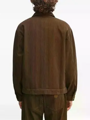 NO PROBLEMO Striped Zip Jacket