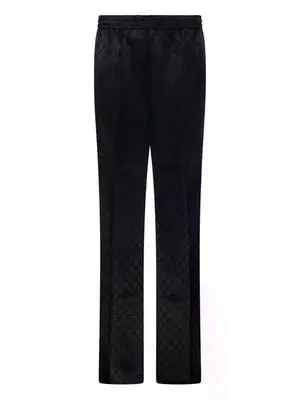 Gucci Monogram-pattern Trousers