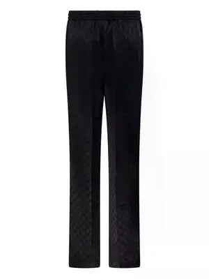 Gucci Monogram-pattern Trousers