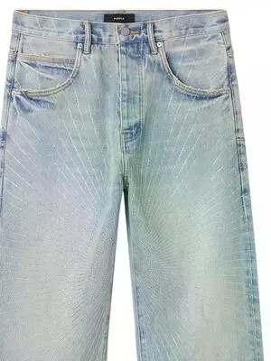 PURPLE BRAND P018 Crystal-embellished Jeans
