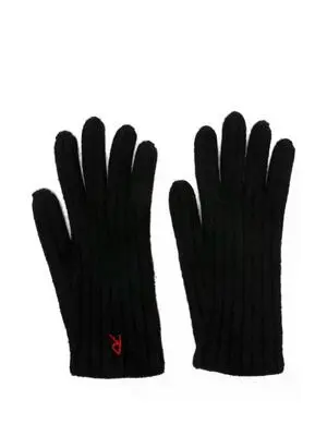 Ruslan Baginskiy Ribbed Embroidered Gloves