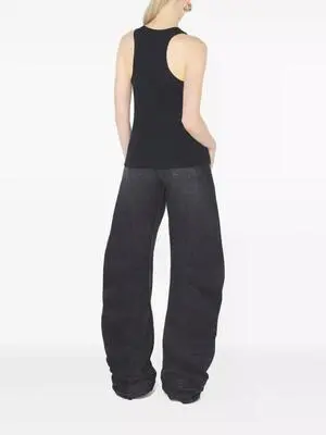 JEAN PAUL GAULTIER Piercing-detail Tank Top - Black