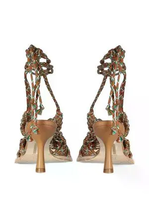 MIISTA 35mm Self-tie Heeled Sandals