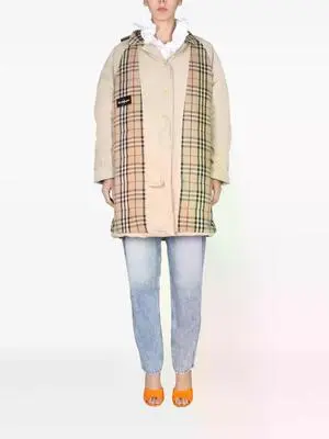 1/OFF PARIS Check Pattern Coat