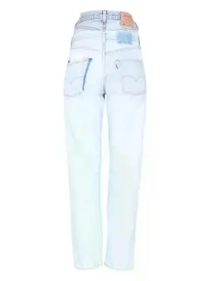 1/OFF PARIS Buttoned Layered Denim Jeans