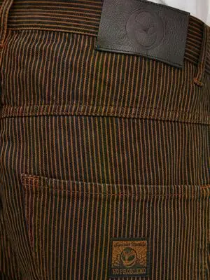 NO PROBLEMO Striped Pattern Jeans
