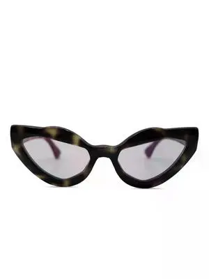 KUBORAUM Mask Y8 Cat-eye Sunglasses - Brown