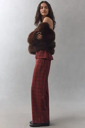 Maeve Colette High-rise Wide-leg Full-length Pants