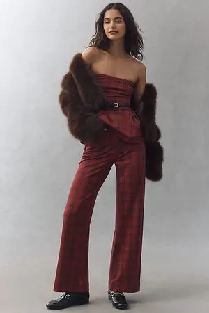 Maeve Colette High-rise Wide-leg Full-length Pants