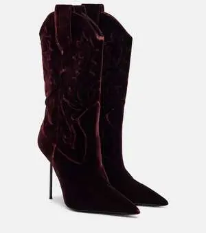 Women's Velvet Boots