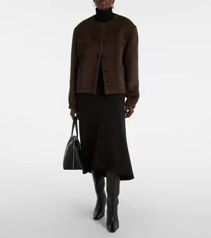 BLAZÉ MILANO Gliss Chevron Alpaca And Wool Jacket
