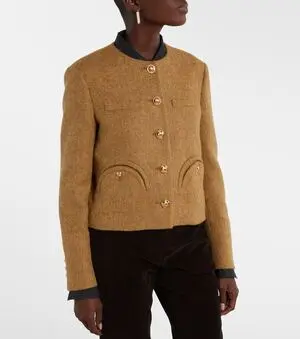 BLAZÉ MILANO Shamo Virgin Wool Tweed Jacket