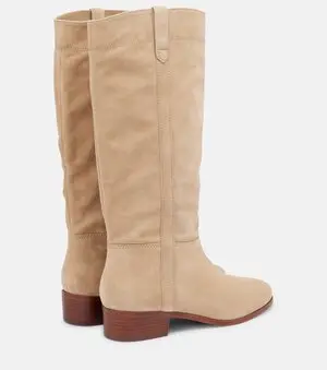 Veronica Beard Suede Knee-high Boots