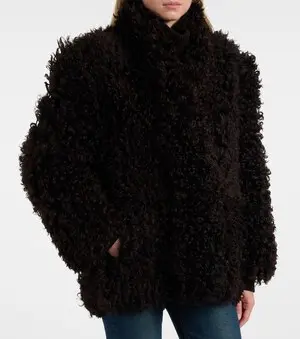 Nour Hammour Amara Shearling Coat