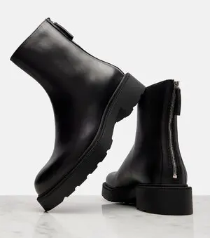 THE ROW Nobilis Ankle Boots - Black