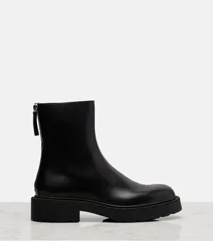 THE ROW Nobilis Ankle Boots - Black