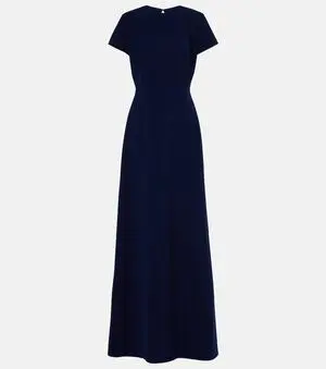 Carolina Herrera Bow-detail Gown - Blue