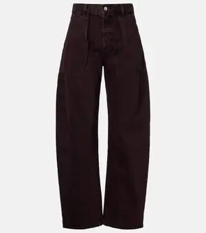 AGOLDE Agolde Sefton High-Rise Barrel-Leg Jeans Brown